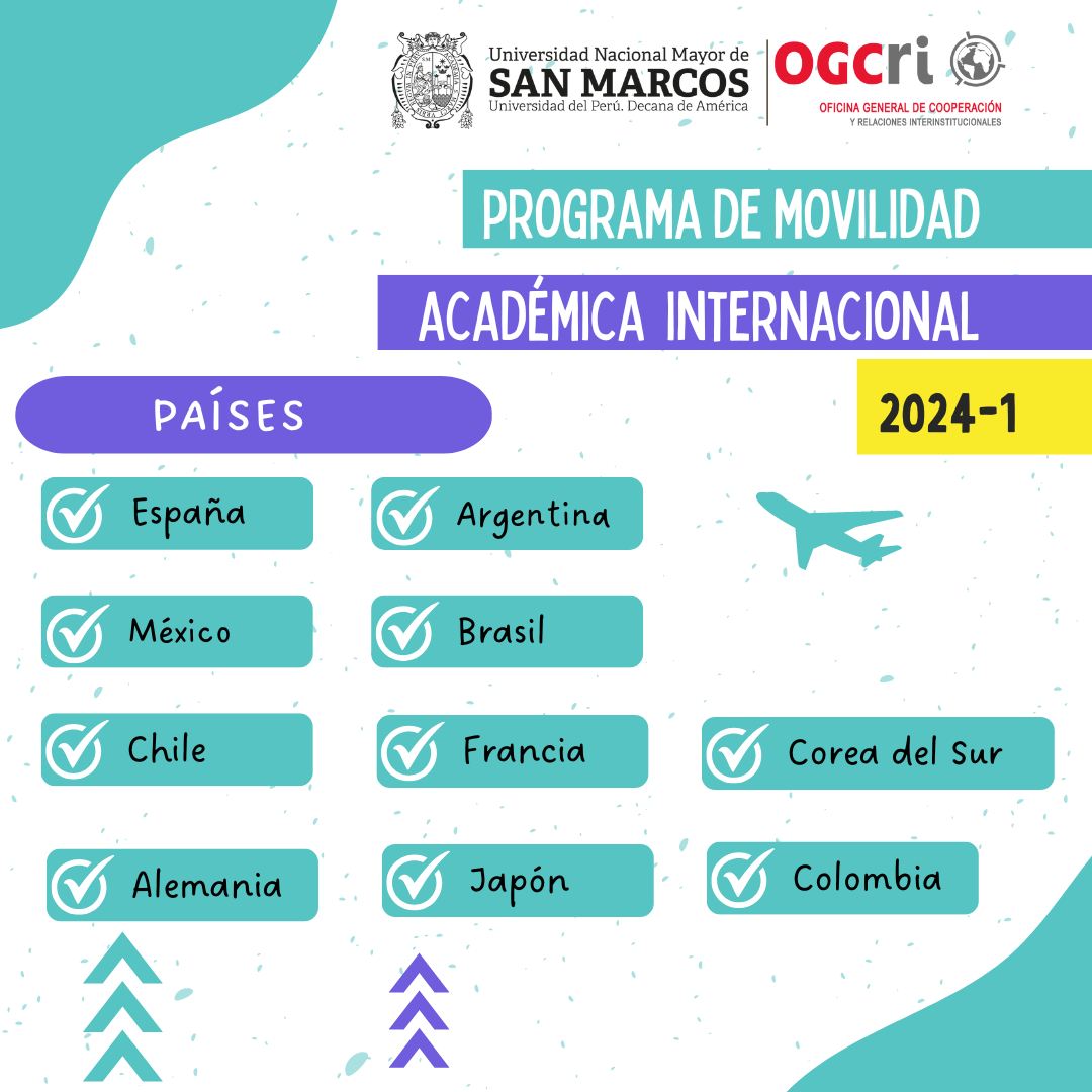 Programa de Movilidad Académica Internacional 2024-I – OGCRI