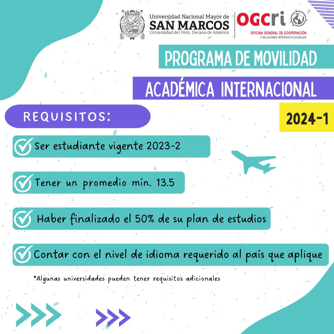 Programa de Movilidad Académica Internacional 2024-I – OGCRI