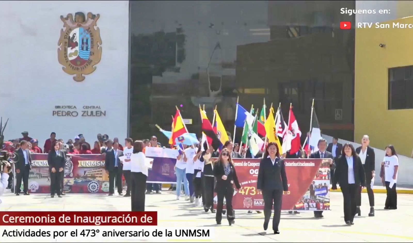 Celebración de los 473 años de vida institucional de la UNMSM – OGCRI